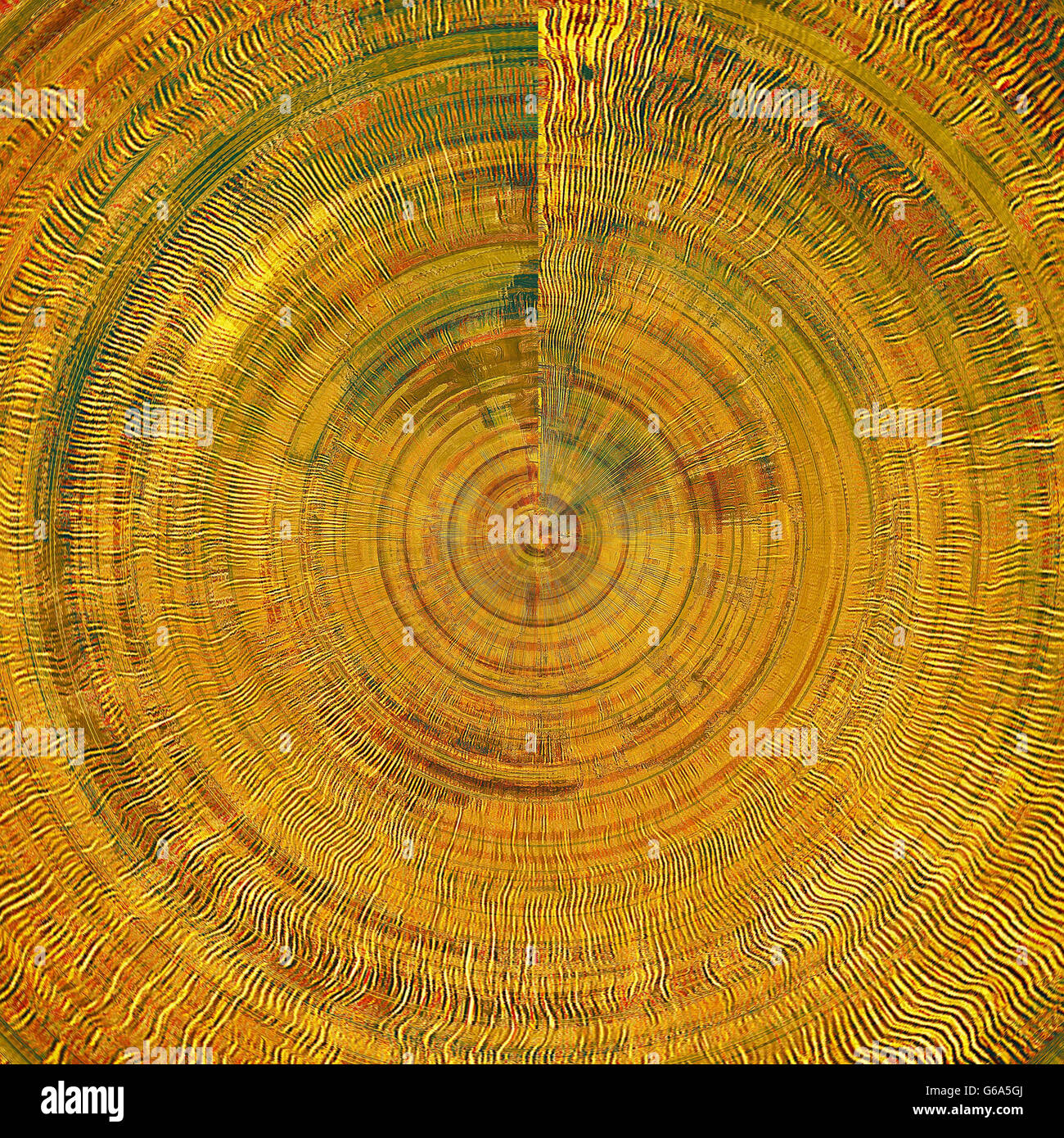 Spherical old school frame or background with grungy textured elements ...