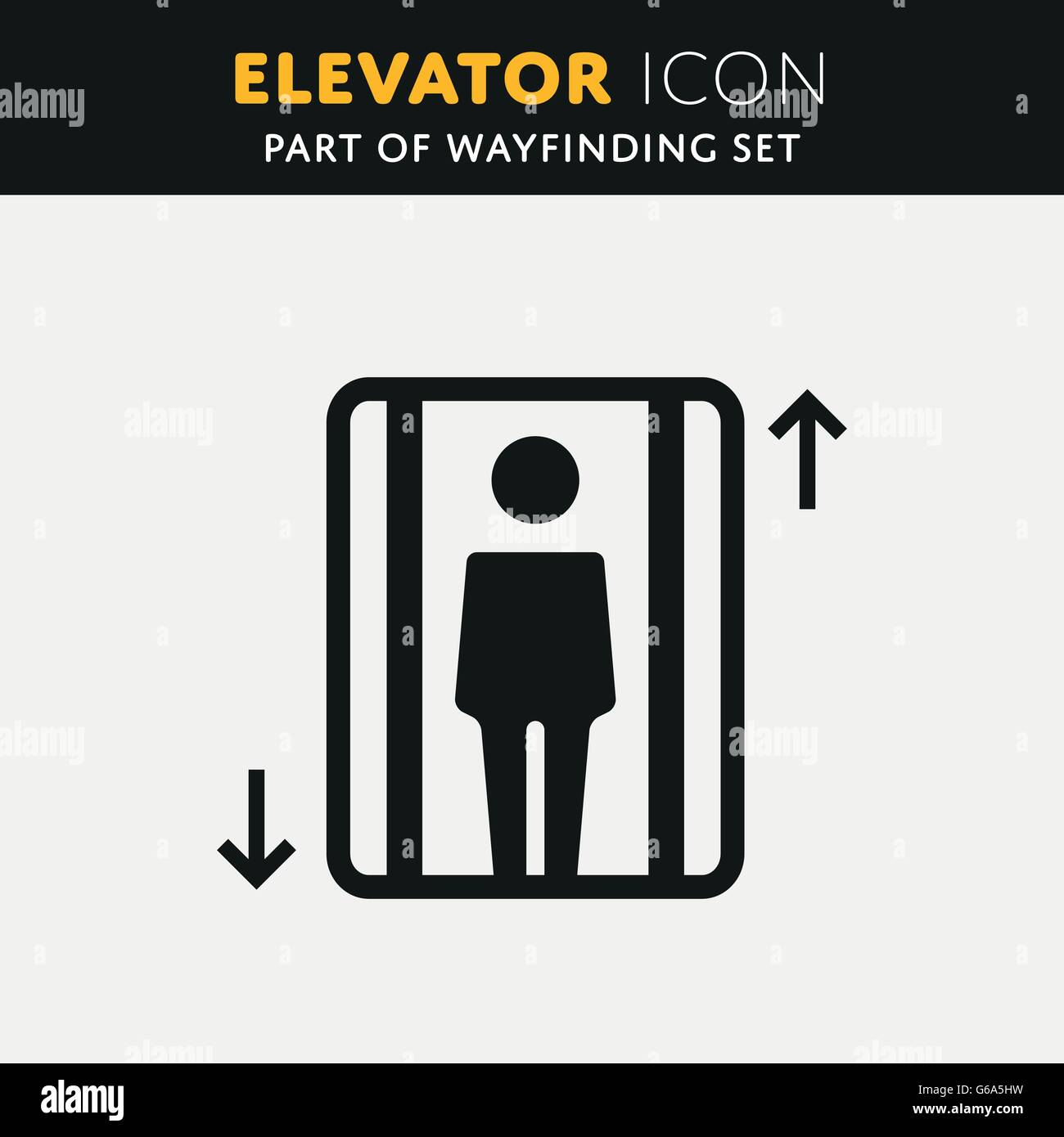 Vector Elevator Icon Stock Vector Image & Art - Alamy