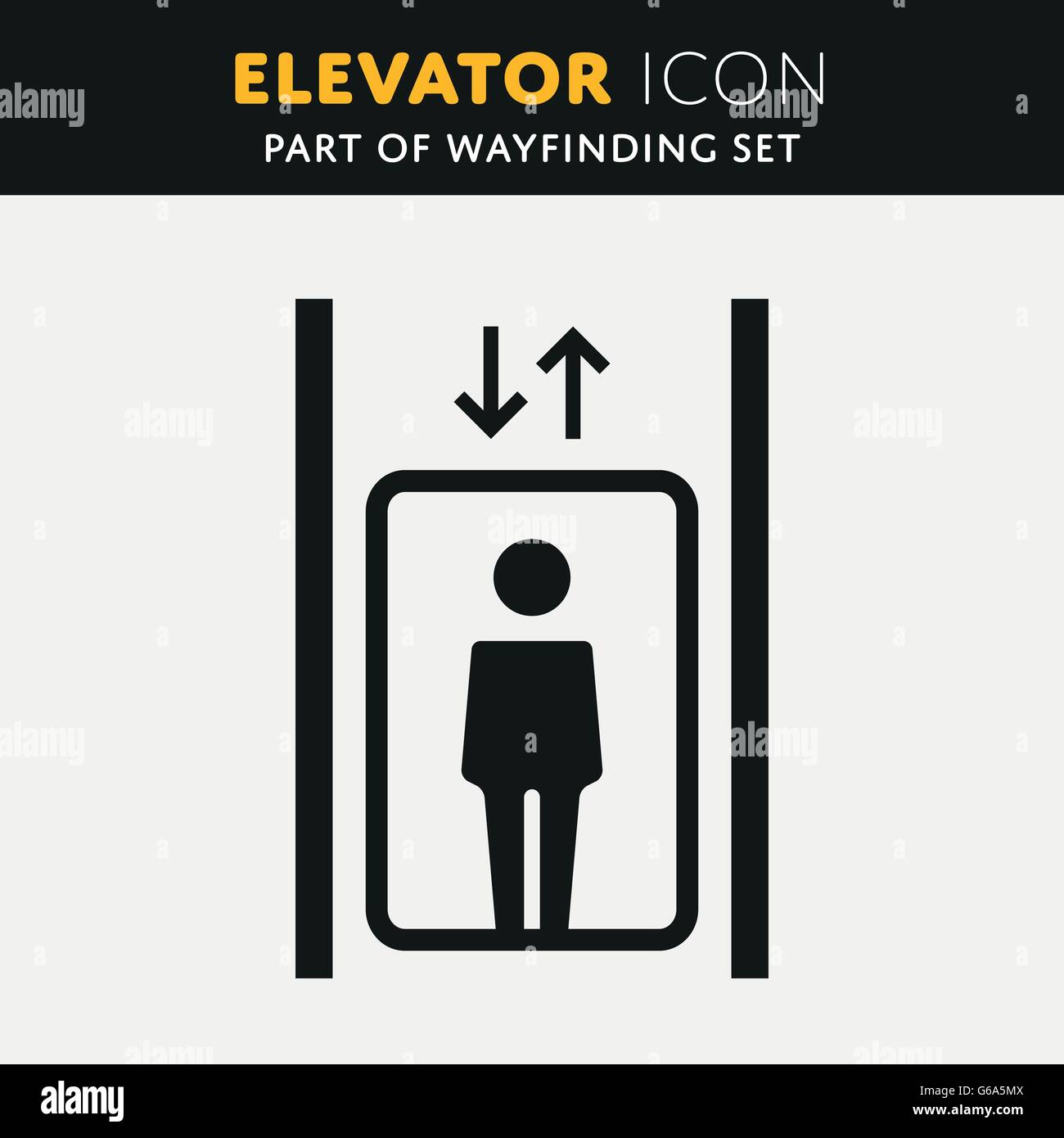 Vector Elevator Icon Stock Vector Image & Art - Alamy
