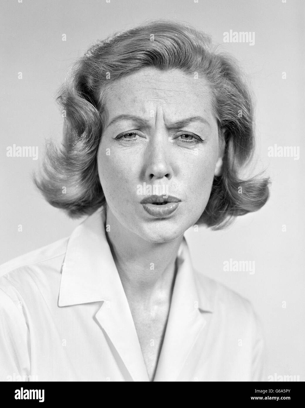 1960s woman serious hi-res stock photography and images - Alamy