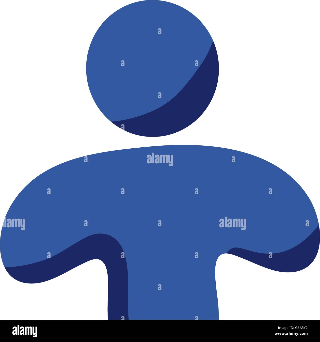 Abstract Pictogram icon. Person design. Vector graphic Stock Vector ...