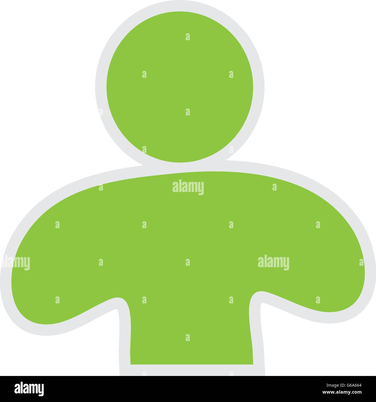Abstract Pictogram icon. Person design. Vector graphic Stock Vector ...