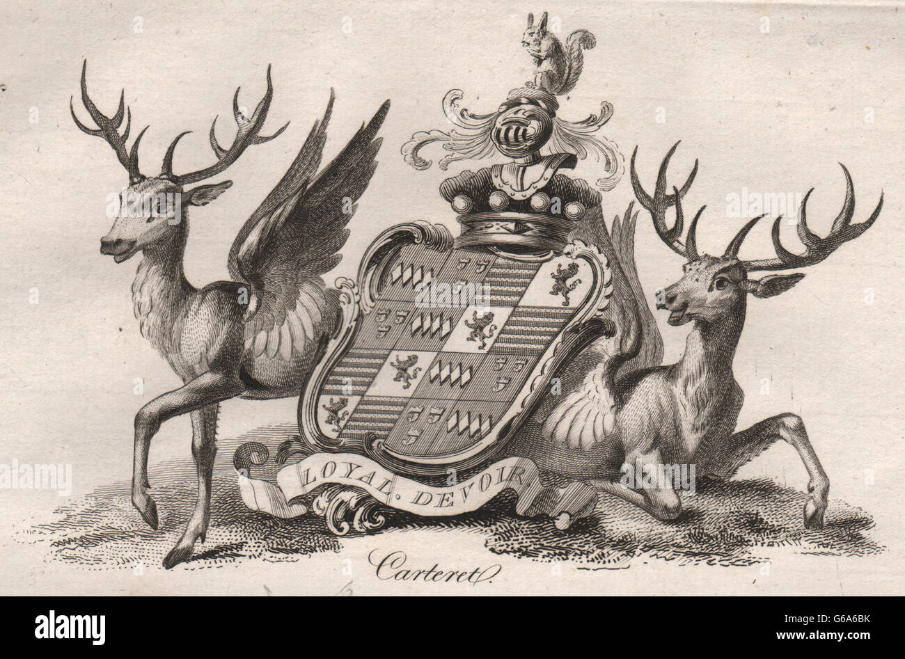 Coat Arms Heraldry Antique Print High Resolution Stock Photography and ...