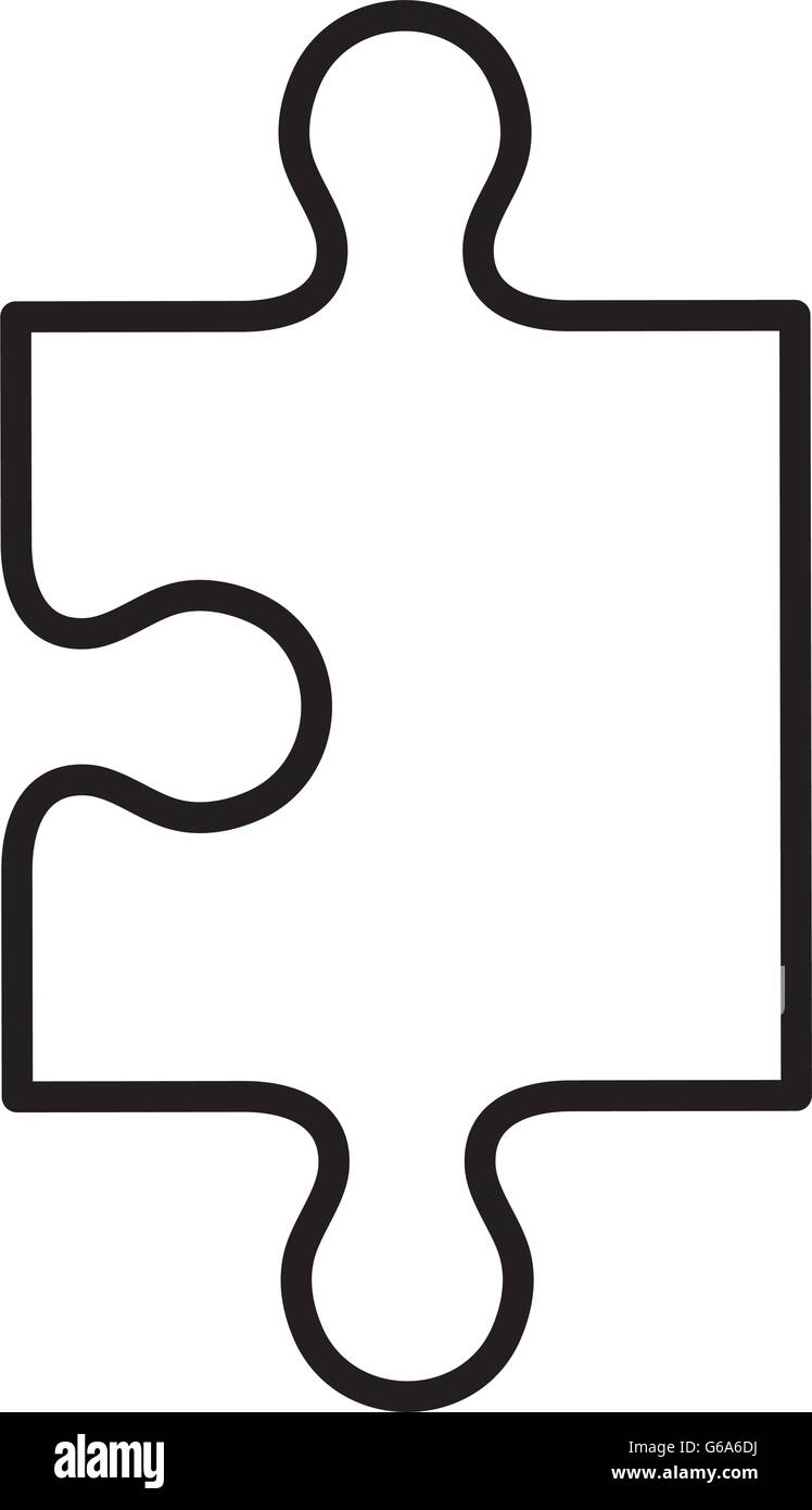 Puzzle piece icon. game design. Vector graphic Stock Vector Image & Art ...