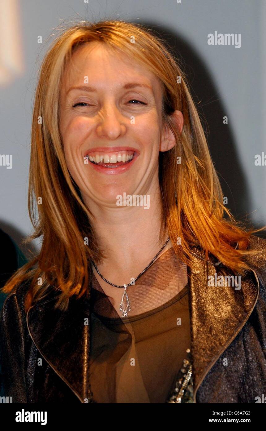 British artist Sam Taylor Wood during the Beck's Futures 2003 art prize ...