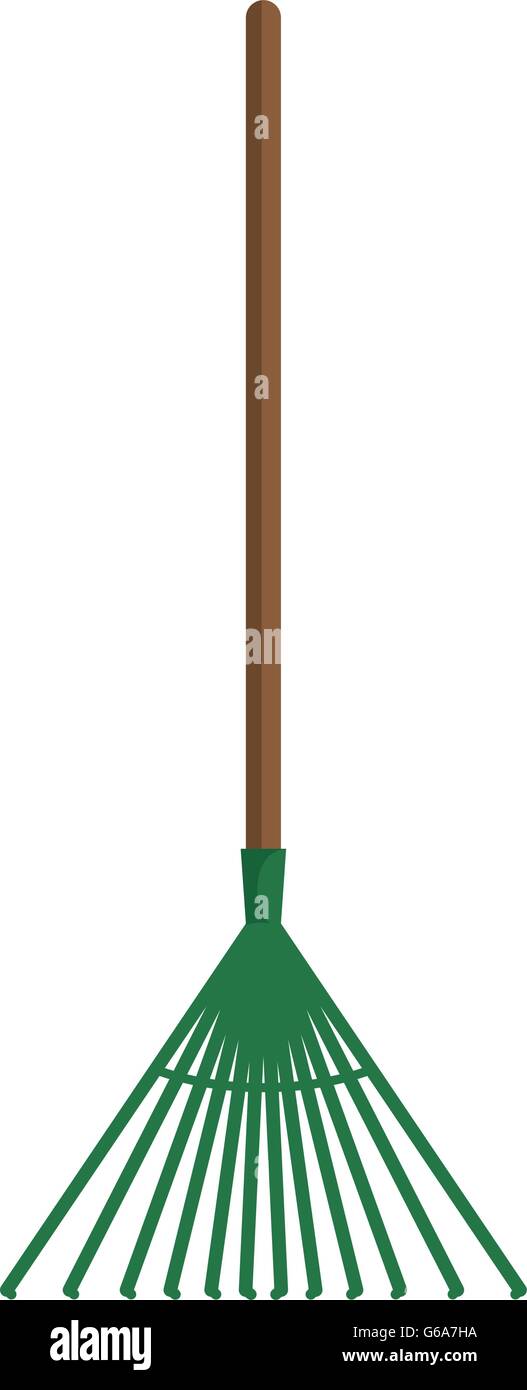 Rake icon. Gardening design. Vector graphic Stock Vector Image & Art ...