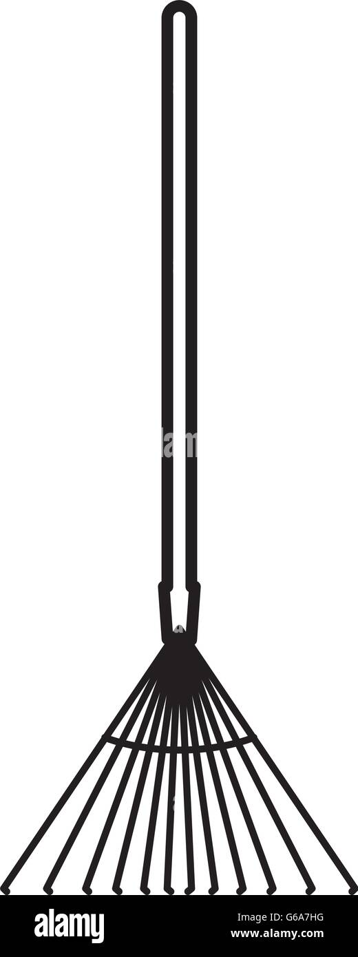 Rake icon. Gardening design. Vector graphic Stock Vector Image & Art ...