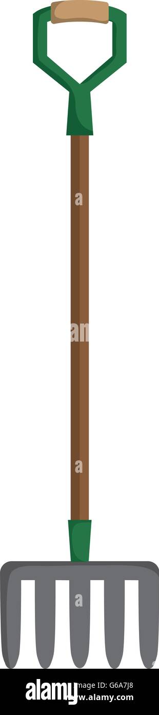 Rake icon. Gardening design. Vector graphic Stock Vector Image & Art ...