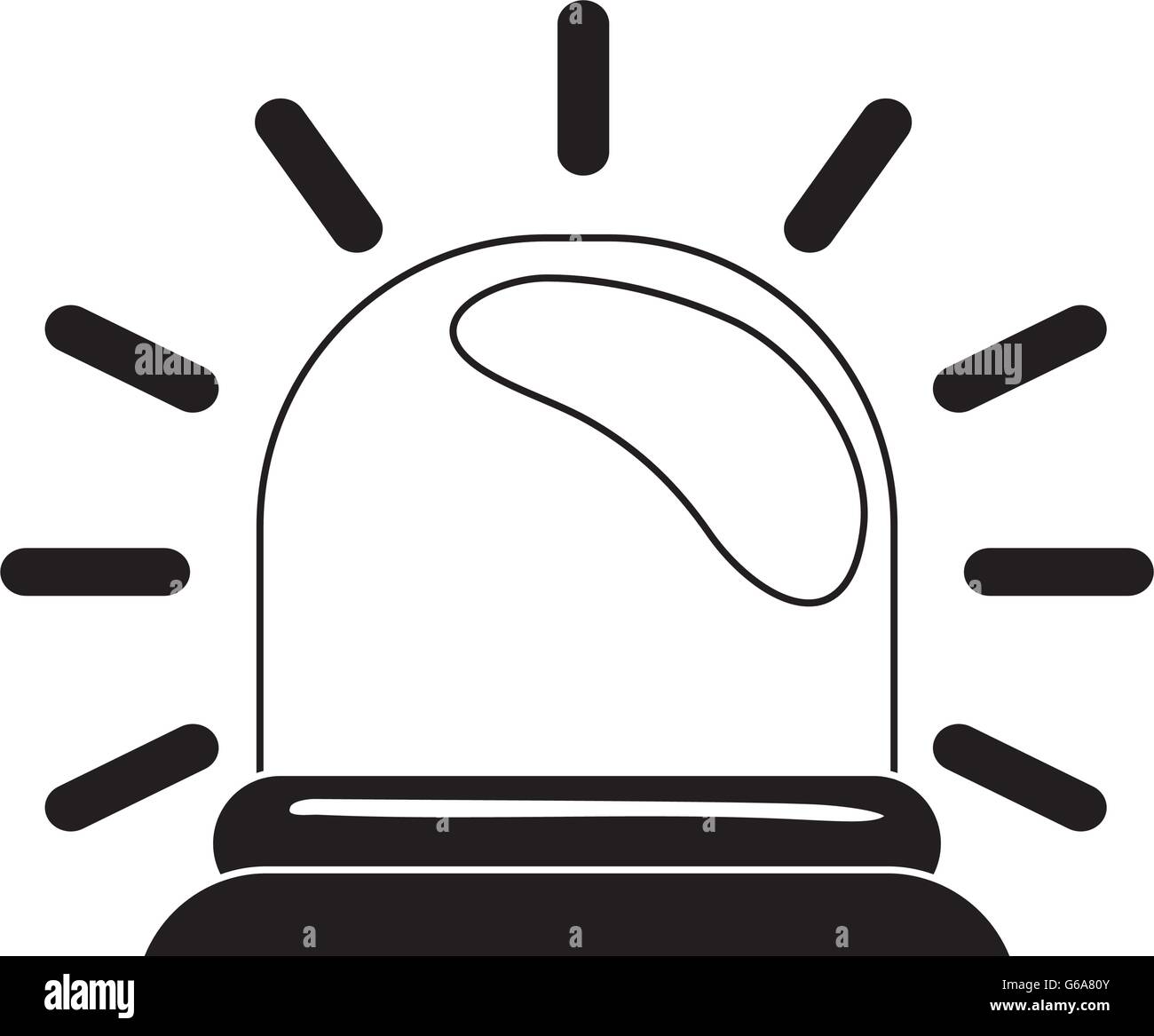 Alarm icon. Industrial security design. Vector graphic Stock Vector ...
