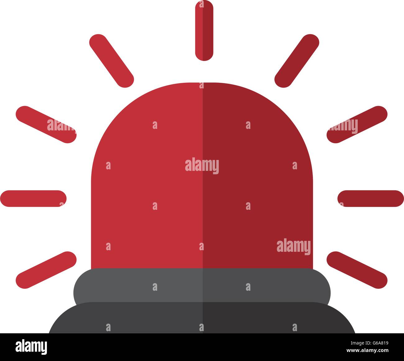 Alarm icon. Industrial security design. Vector graphic Stock Vector ...