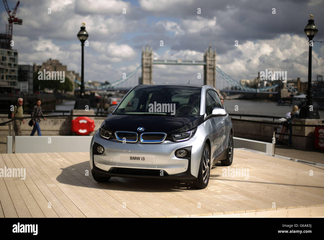 BMW electric car launch Stock Photo - Alamy