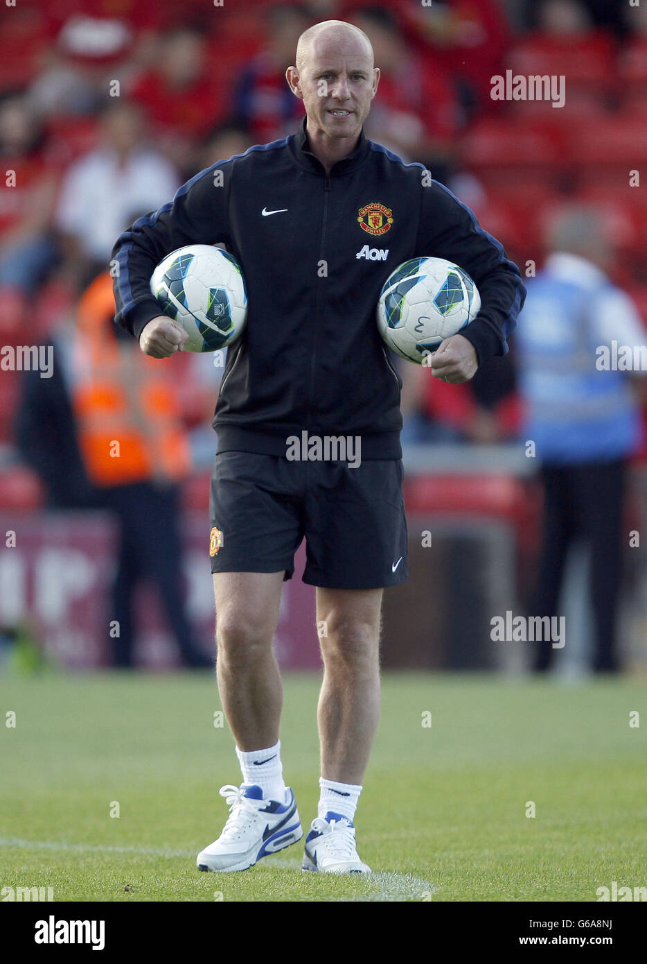Manchester United coach Nicky Butt during a pre season friendly at ...