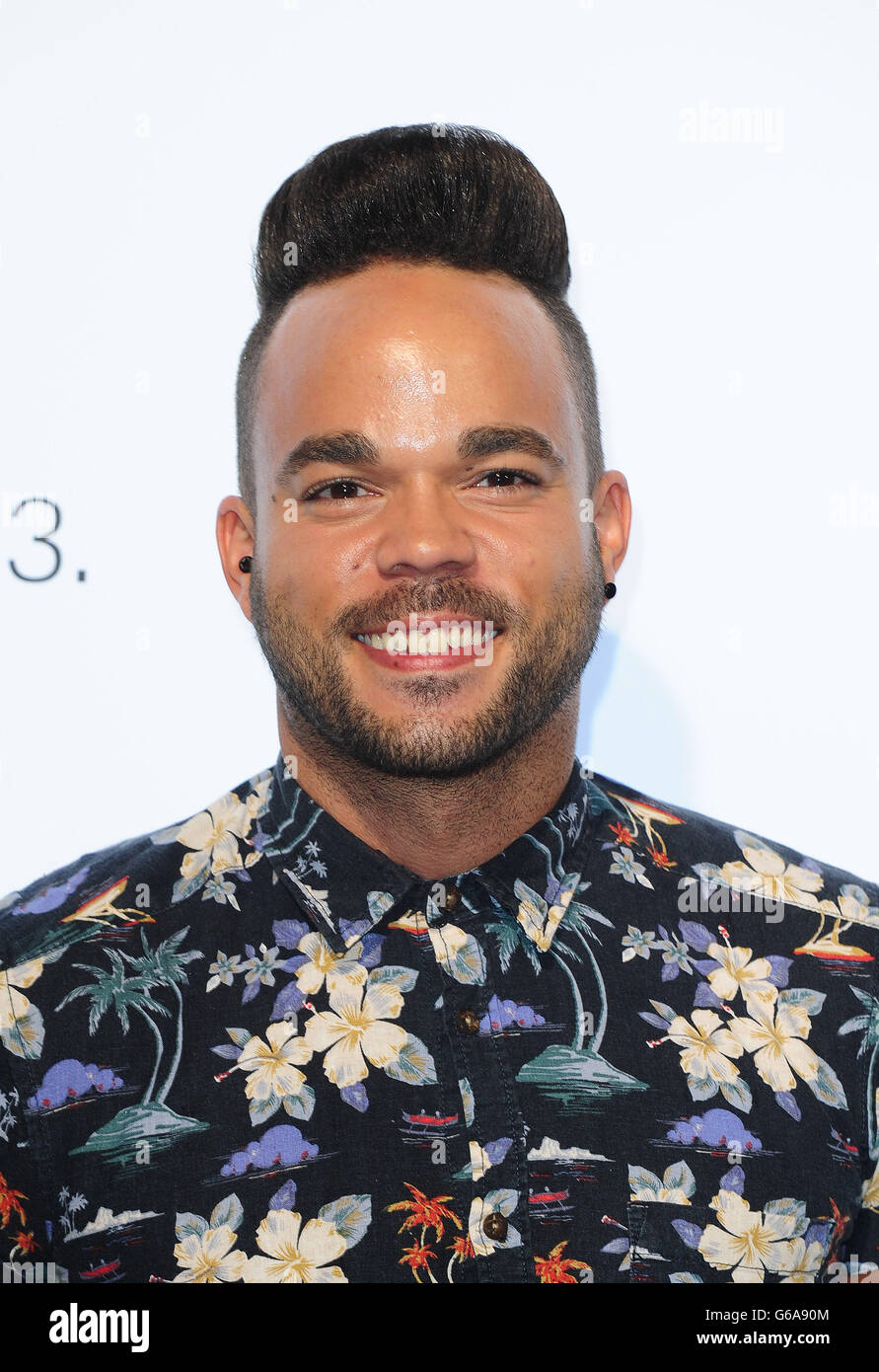 Nate James arrives at the launch party of the new electric BMW i3 at ...