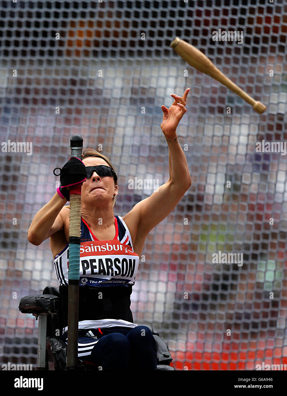 Great Britain's Gemma Prescott during the Women's F32/51 Club Throw ...