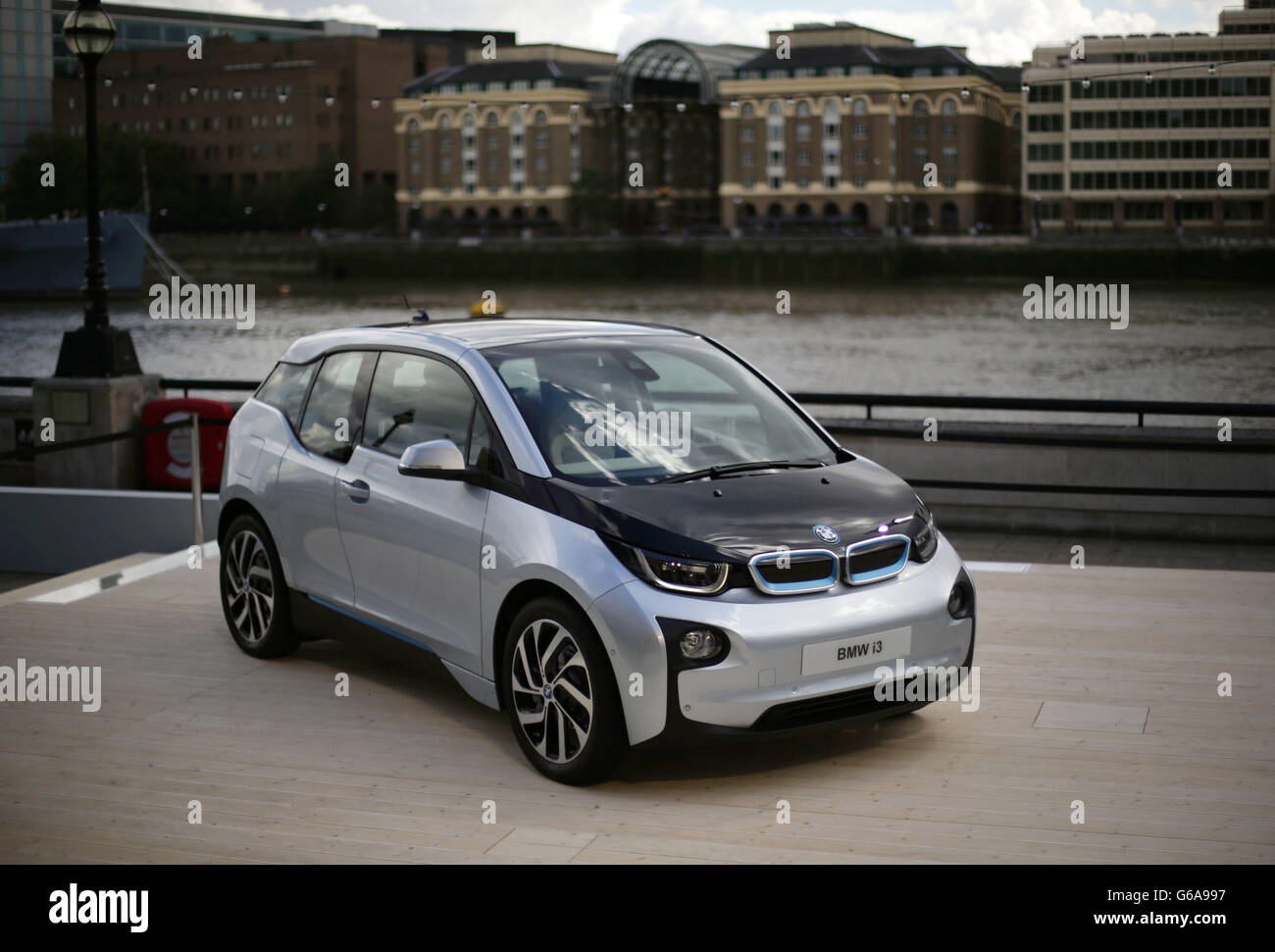 BMW electric car launch Stock Photo - Alamy