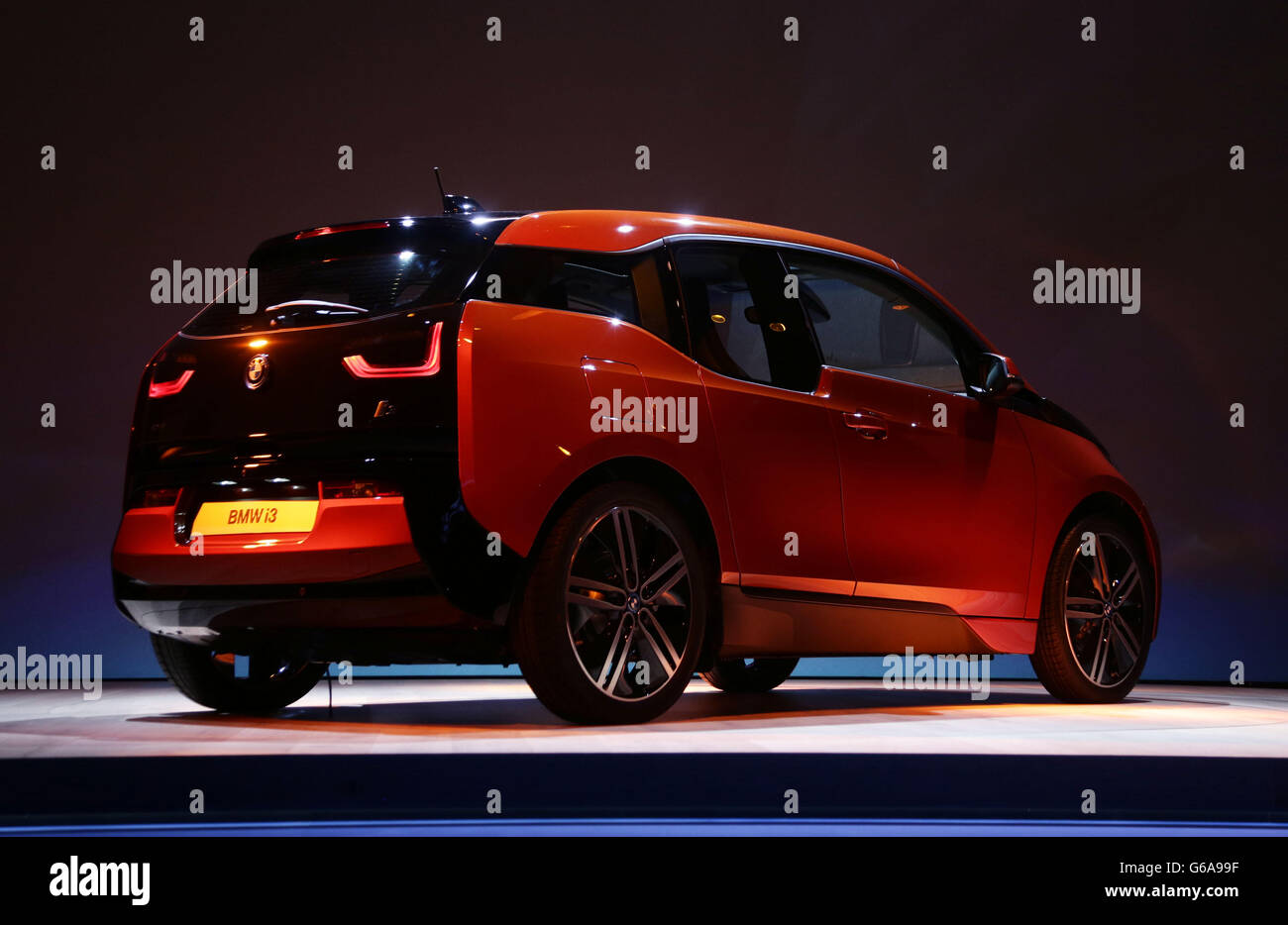 BMW electric car launch Stock Photo - Alamy