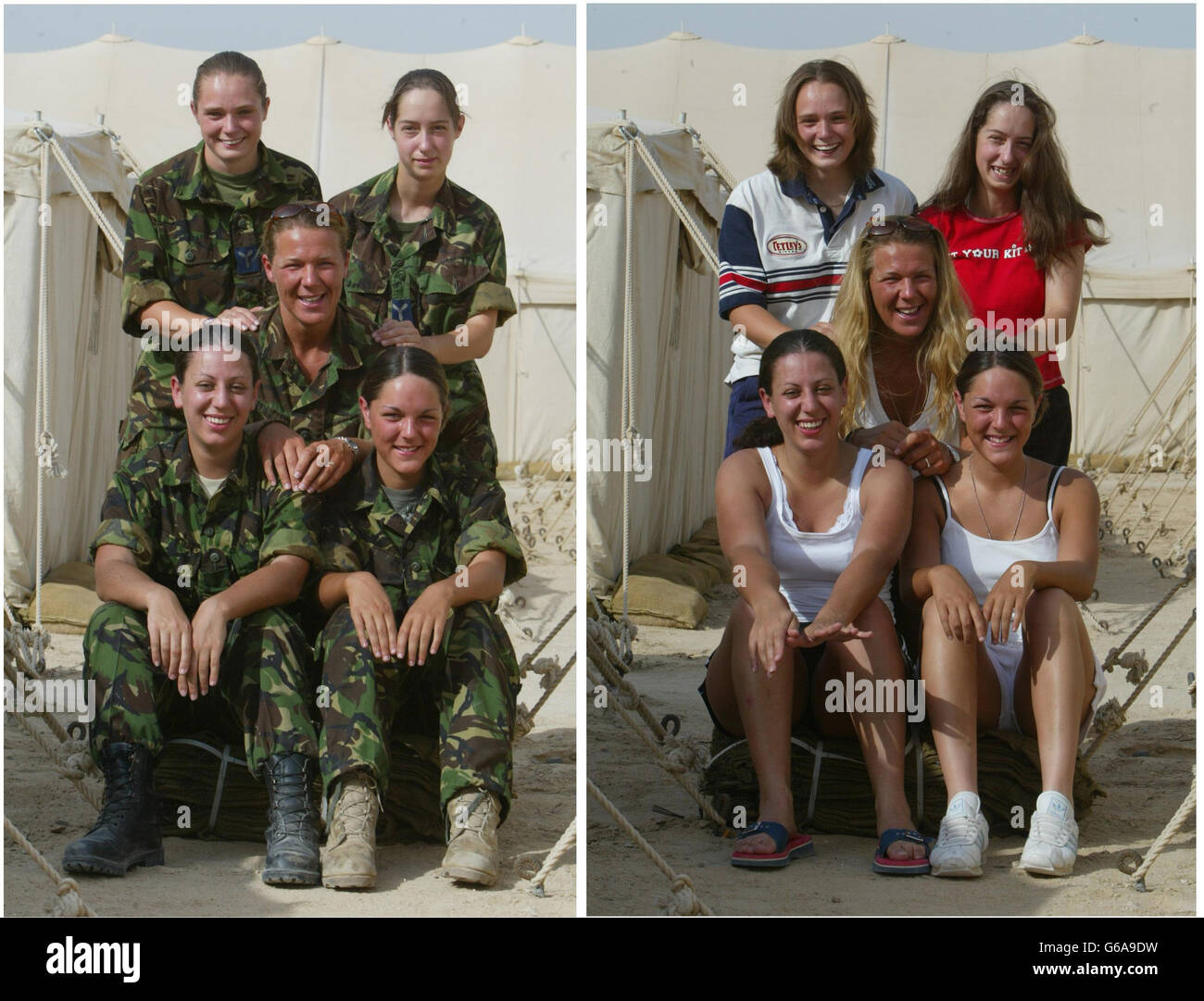 A composite picture showing Senior Aircraftswoman (SAC), Caroline ...