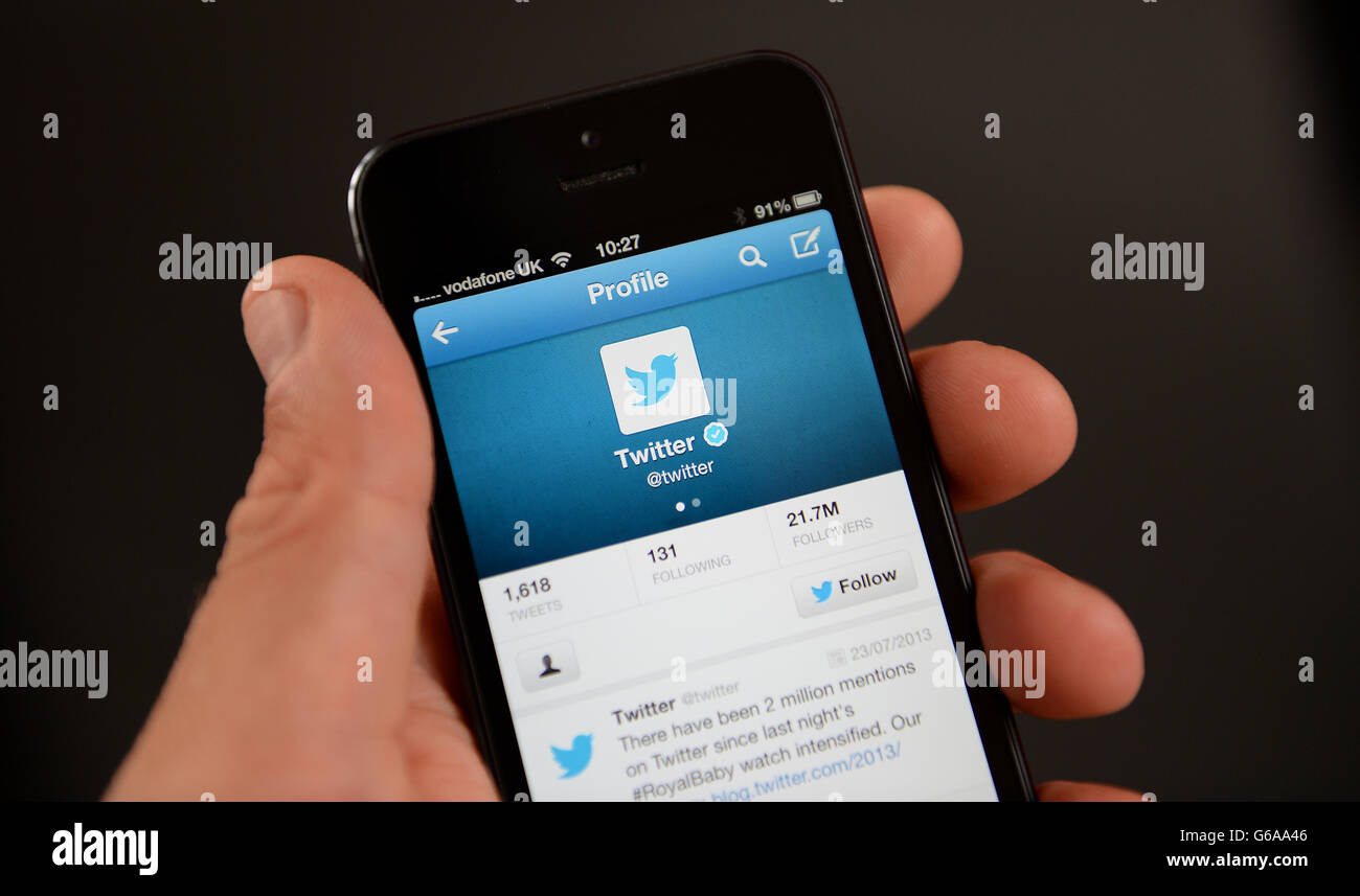 General Stock - Twitter Stock Photo - Alamy