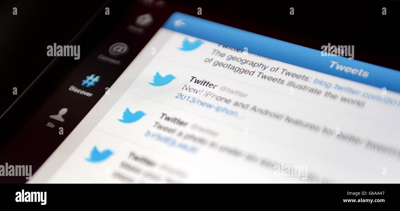 General Stock - Twitter Stock Photo - Alamy