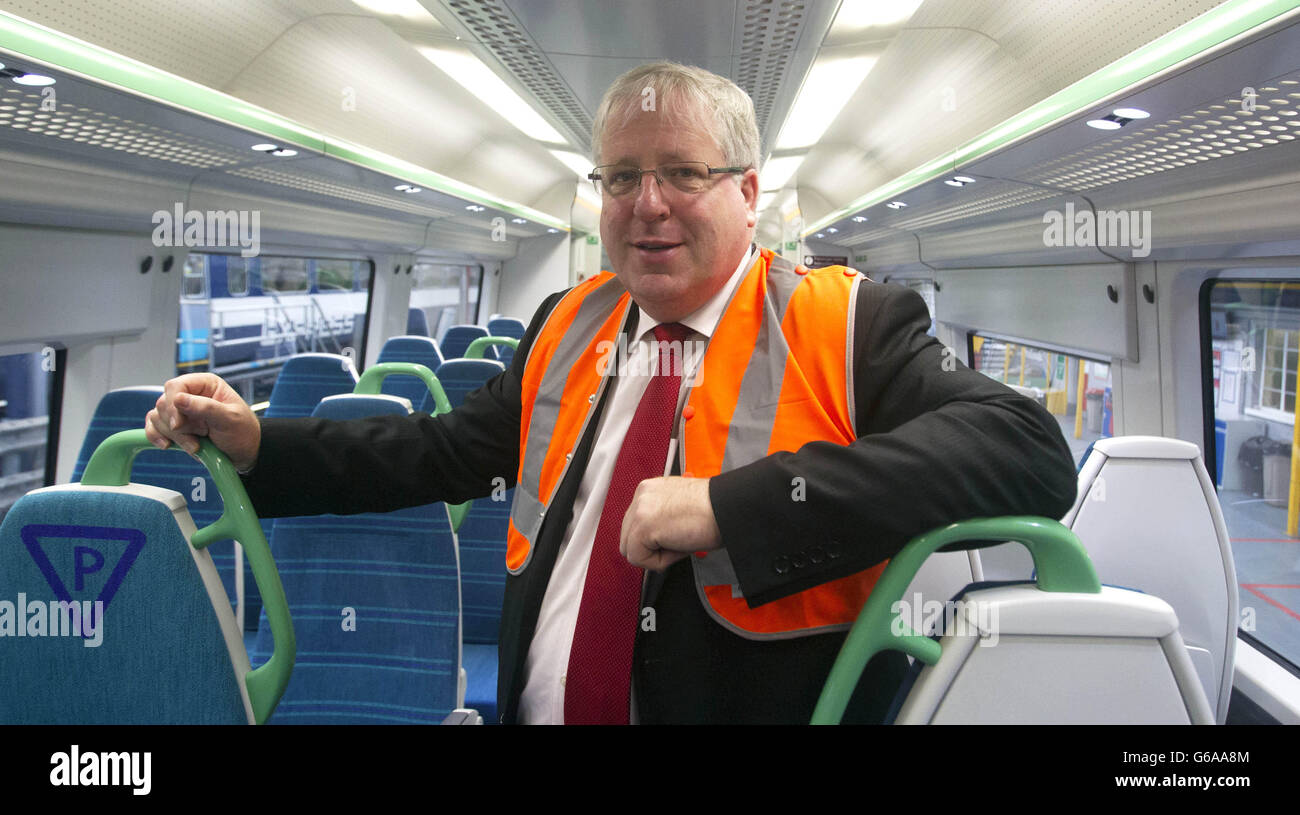 Transport Secretary Patrick McLoughlin visits the Stewarts Lane Train ...