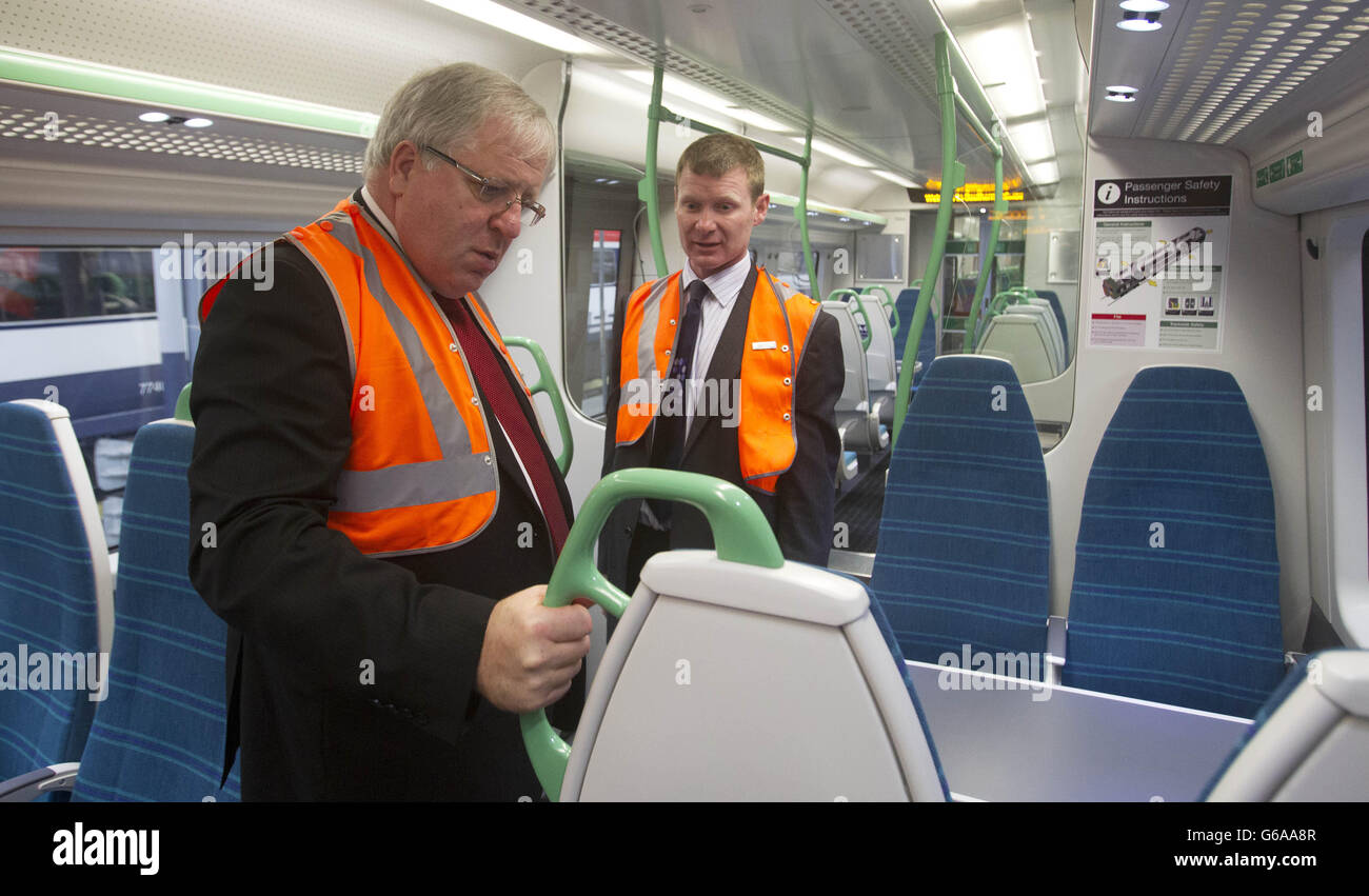 Transport Secretary Patrick McLoughlin visits the Stewarts Lane Train ...