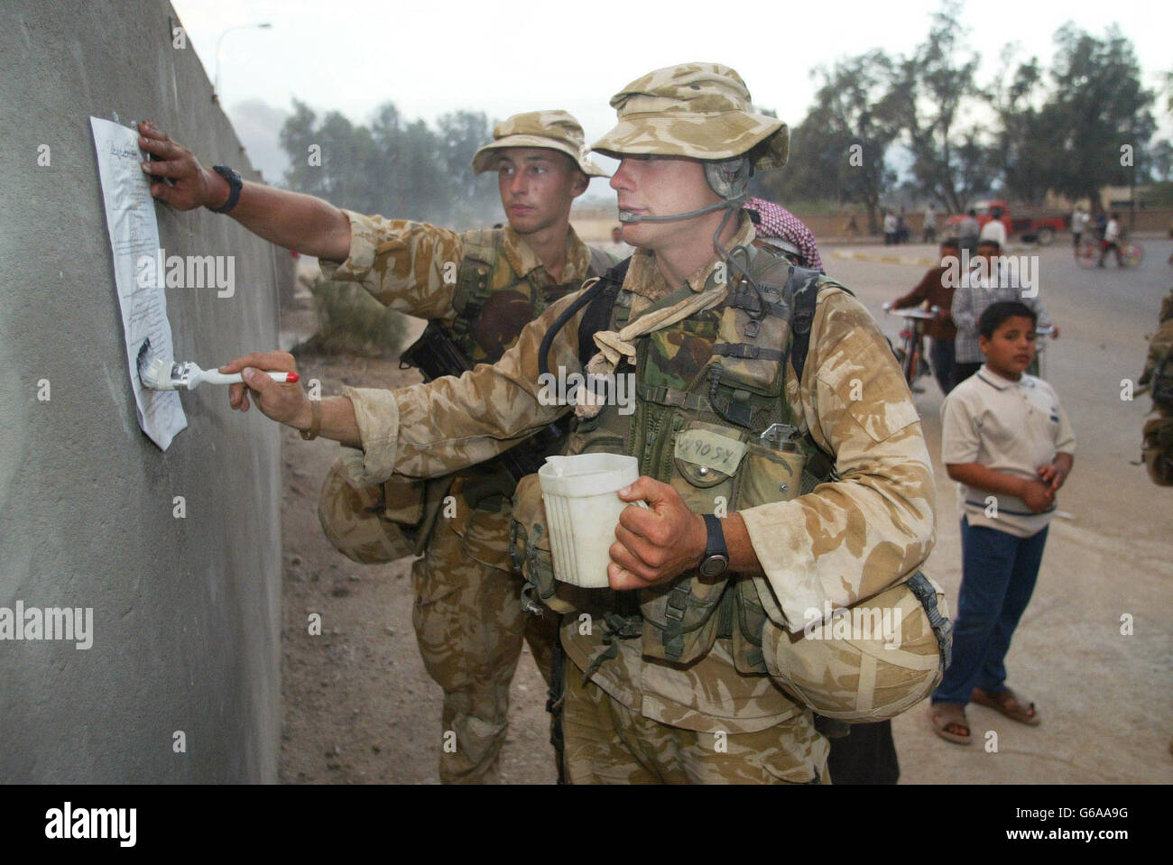 British Forces in Iraq Stock Photo - Alamy