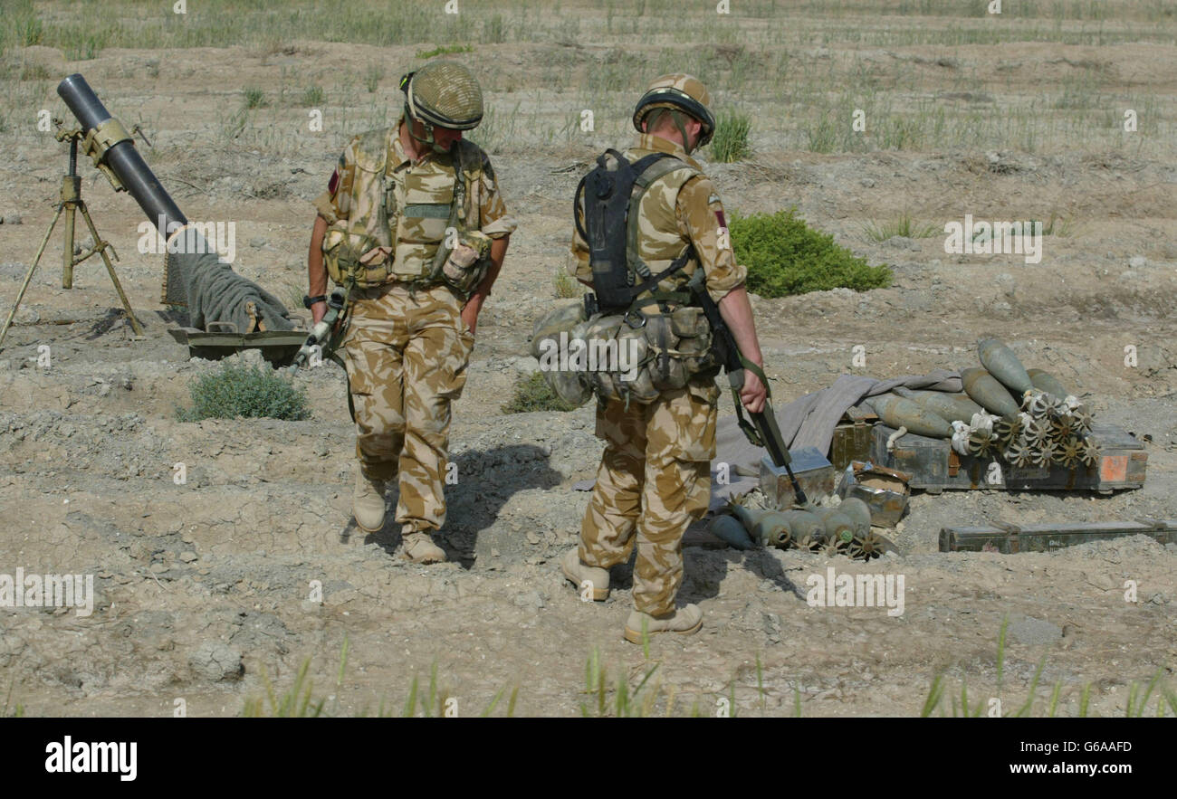 British Forces in Iraq Stock Photo - Alamy