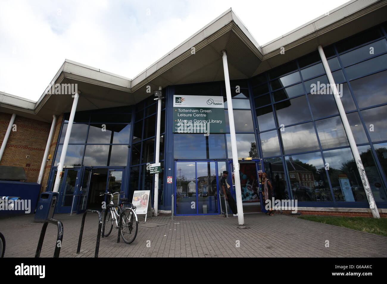 General view of marcus garvey library tottenham green leisure centre hi ...