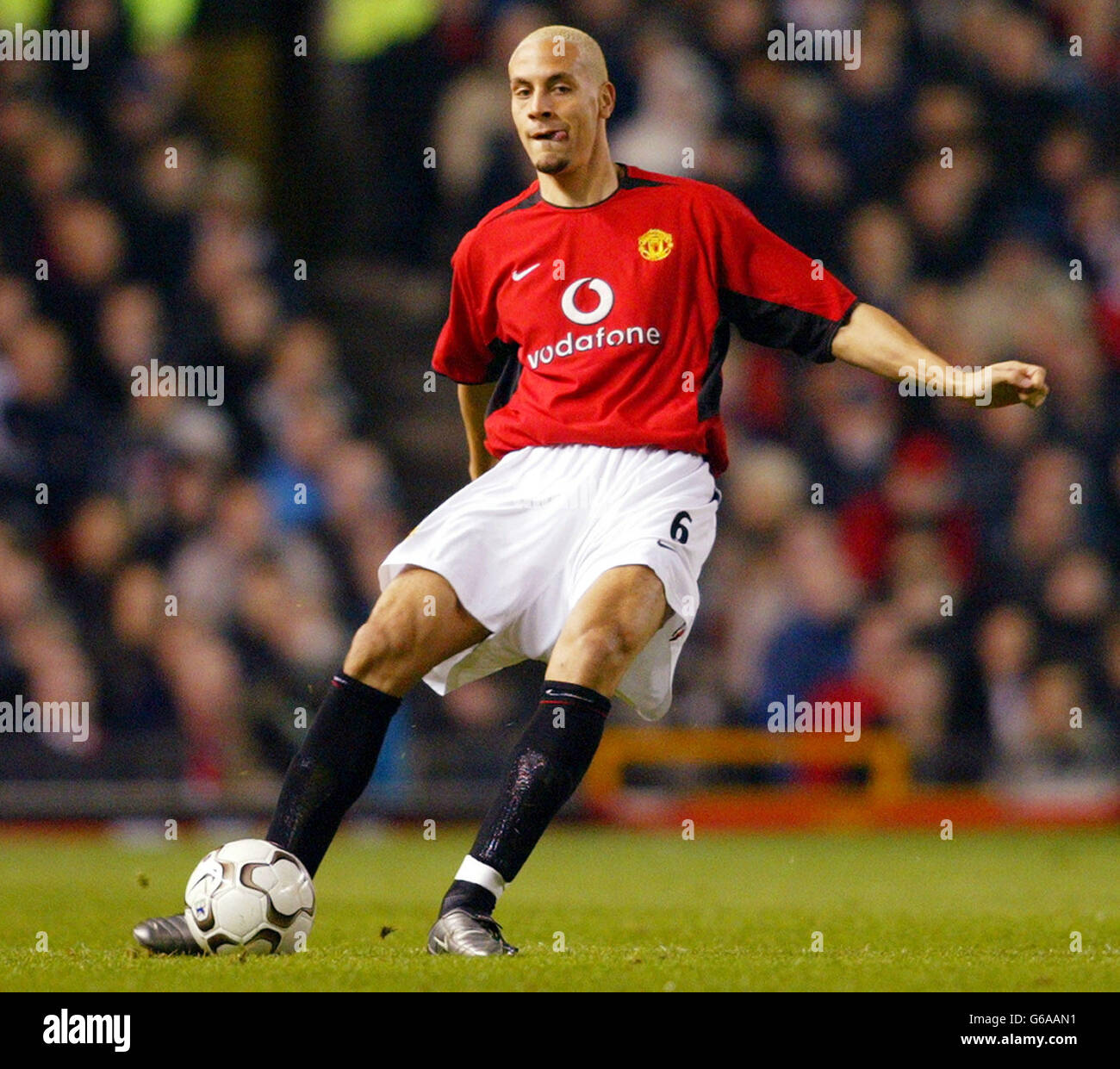 Manchester United's Rio Ferdinand, during their Barclaycard Premier ...