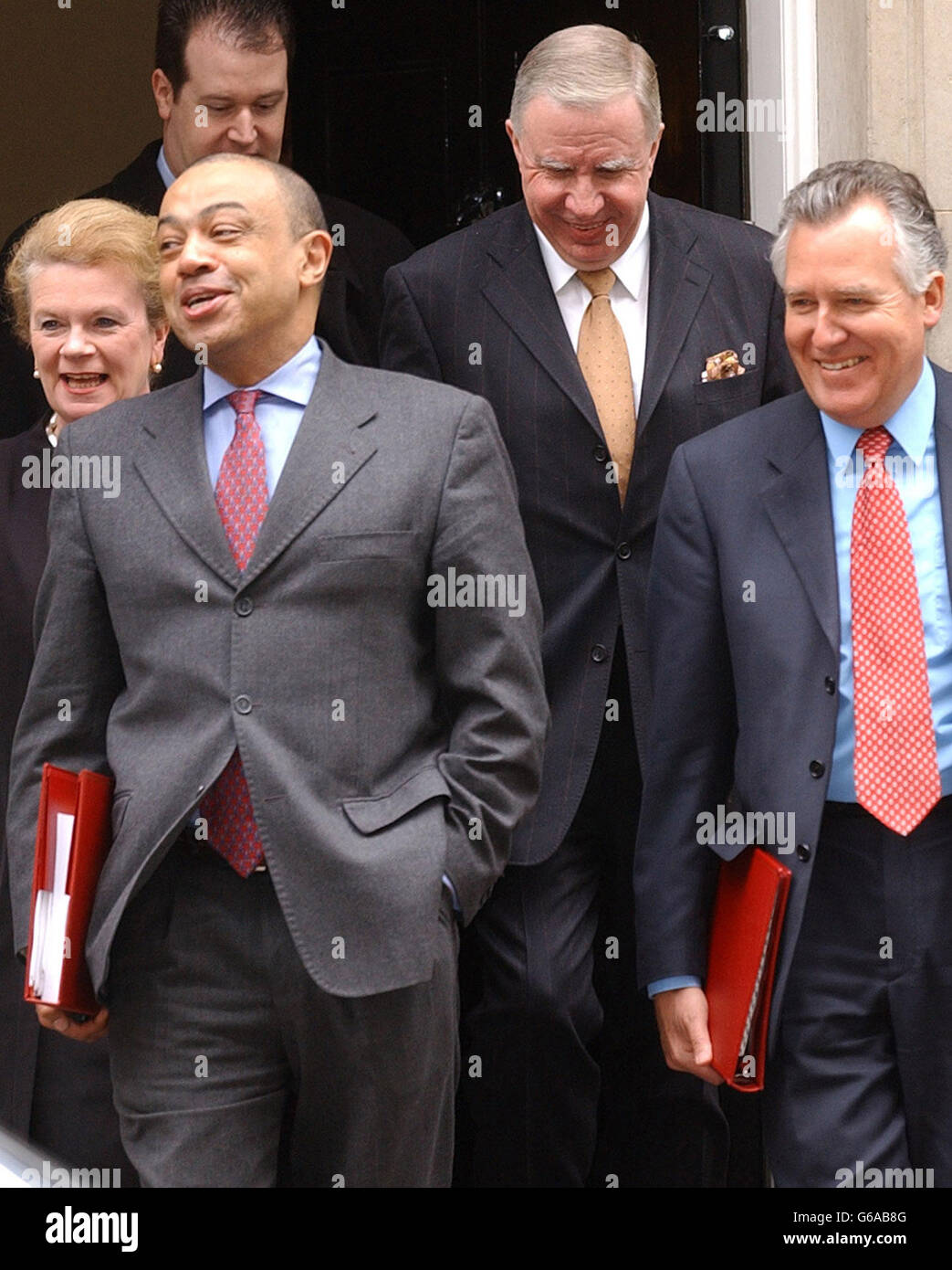 Ministers leave Downing Street after a Cabinet meeting ahead of today's ...