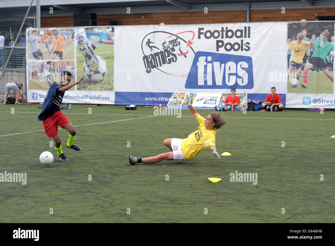 Sport fast track street games city academy bristol hi-res stock ...