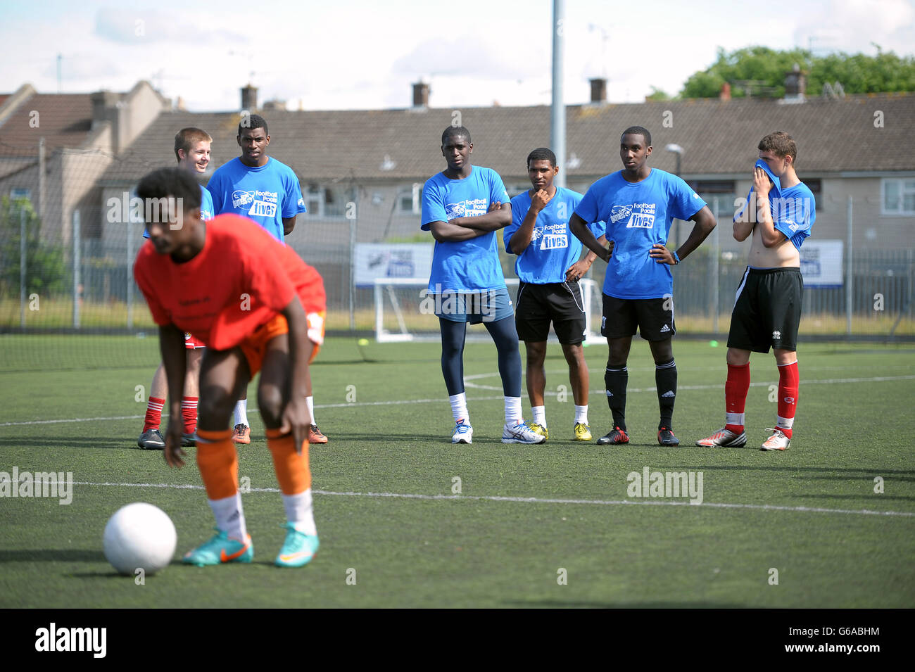 Sport fast track street games city academy bristol hi-res stock ...