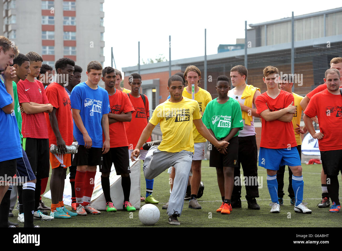 Sport fast track street games city academy bristol hi-res stock ...