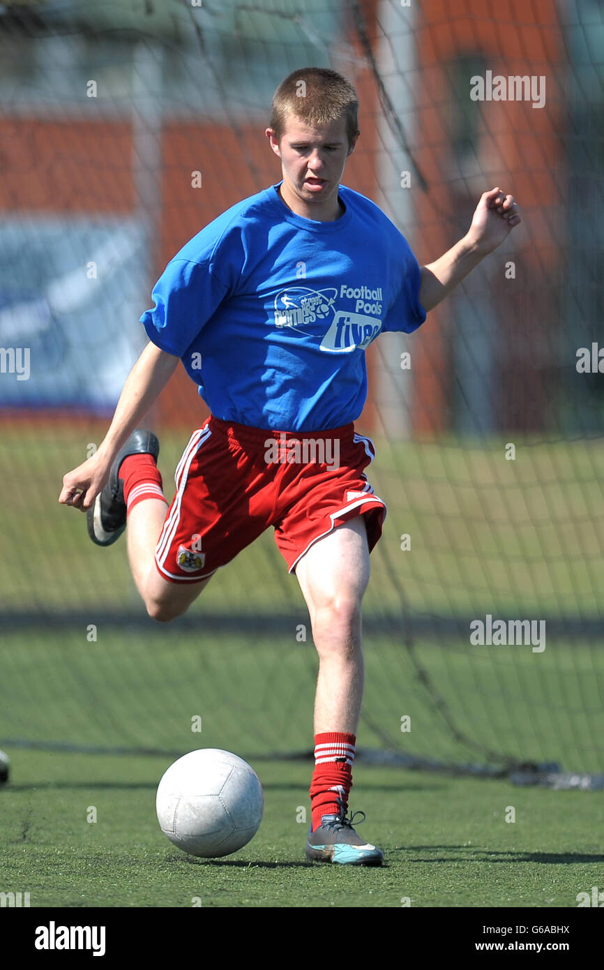 Sport fast track street games city academy bristol hi-res stock ...