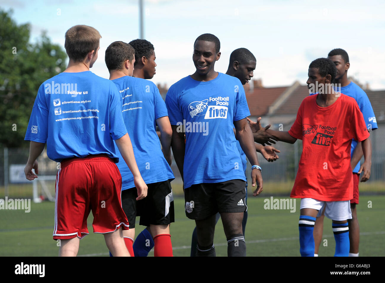 Sport fast track street games city academy bristol hi-res stock ...