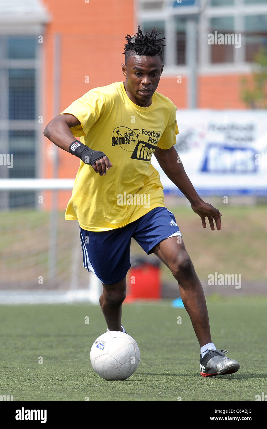 Sport fast track street games city academy bristol hi-res stock ...