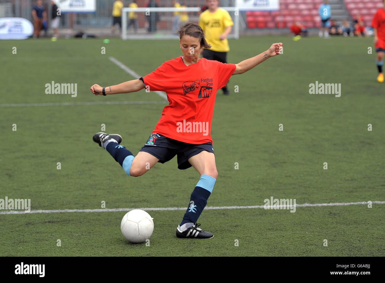 Sport fast track street games city academy bristol hi-res stock ...