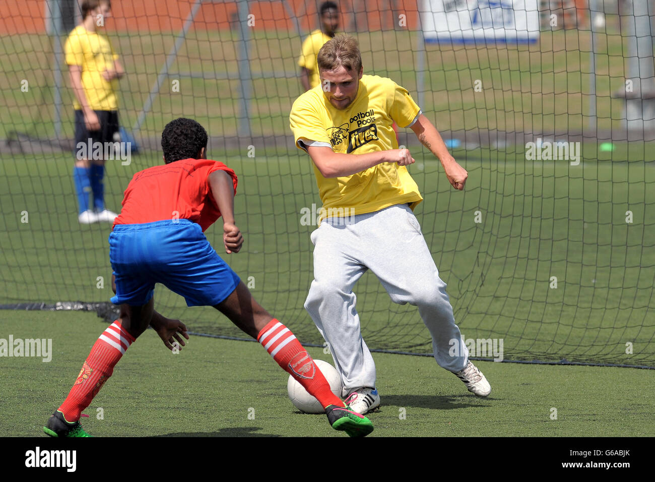 Sport fast track street games city academy bristol hi-res stock ...