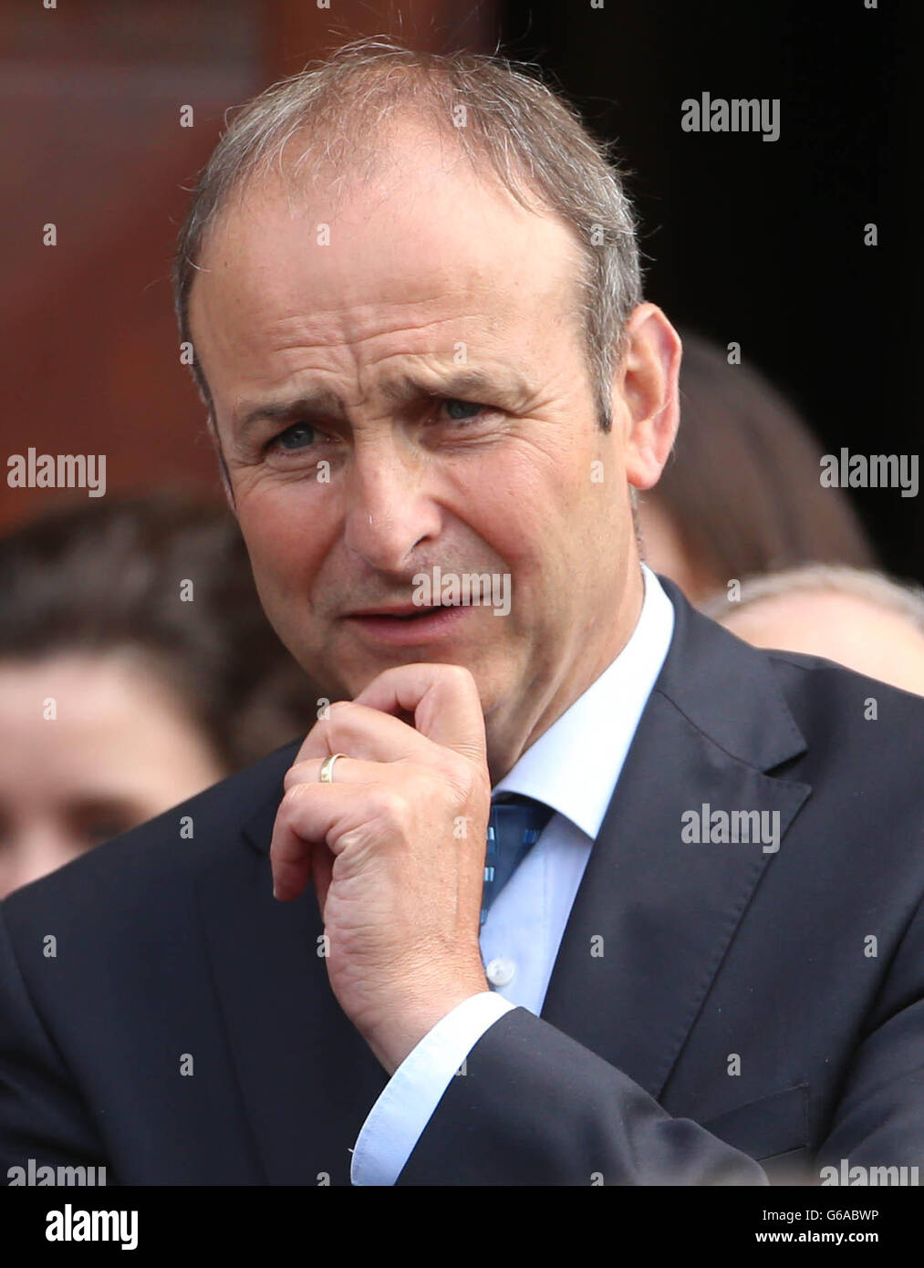 Colm Murray funeral Stock Photo - Alamy