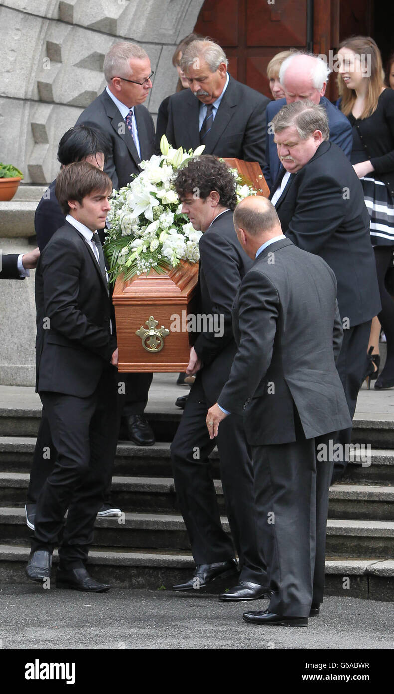 Colm Murray funeral Stock Photo - Alamy
