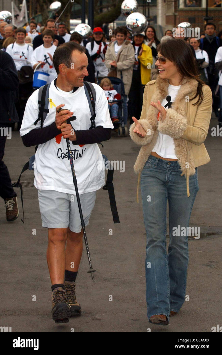 Parkinson's sufferer Tom Isaacs is welcomed back to London by actress ...