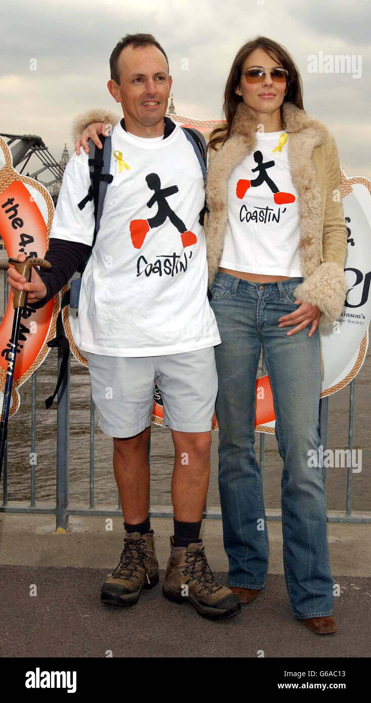 Tom isaacs at the millennium bridge in london hi-res stock photography ...
