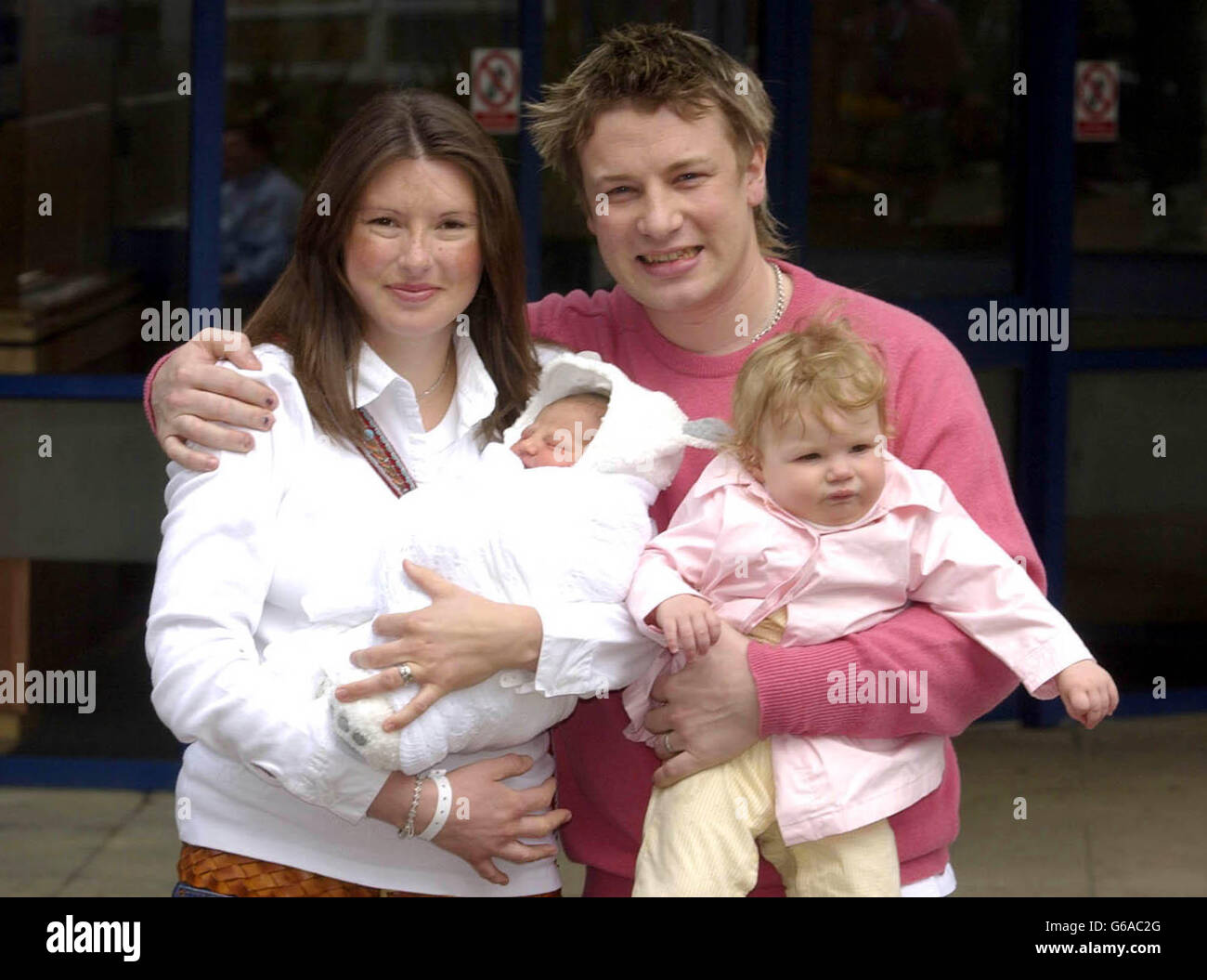 Jools and Jamie Oliver - Daisy Boo Stock Photo - Alamy