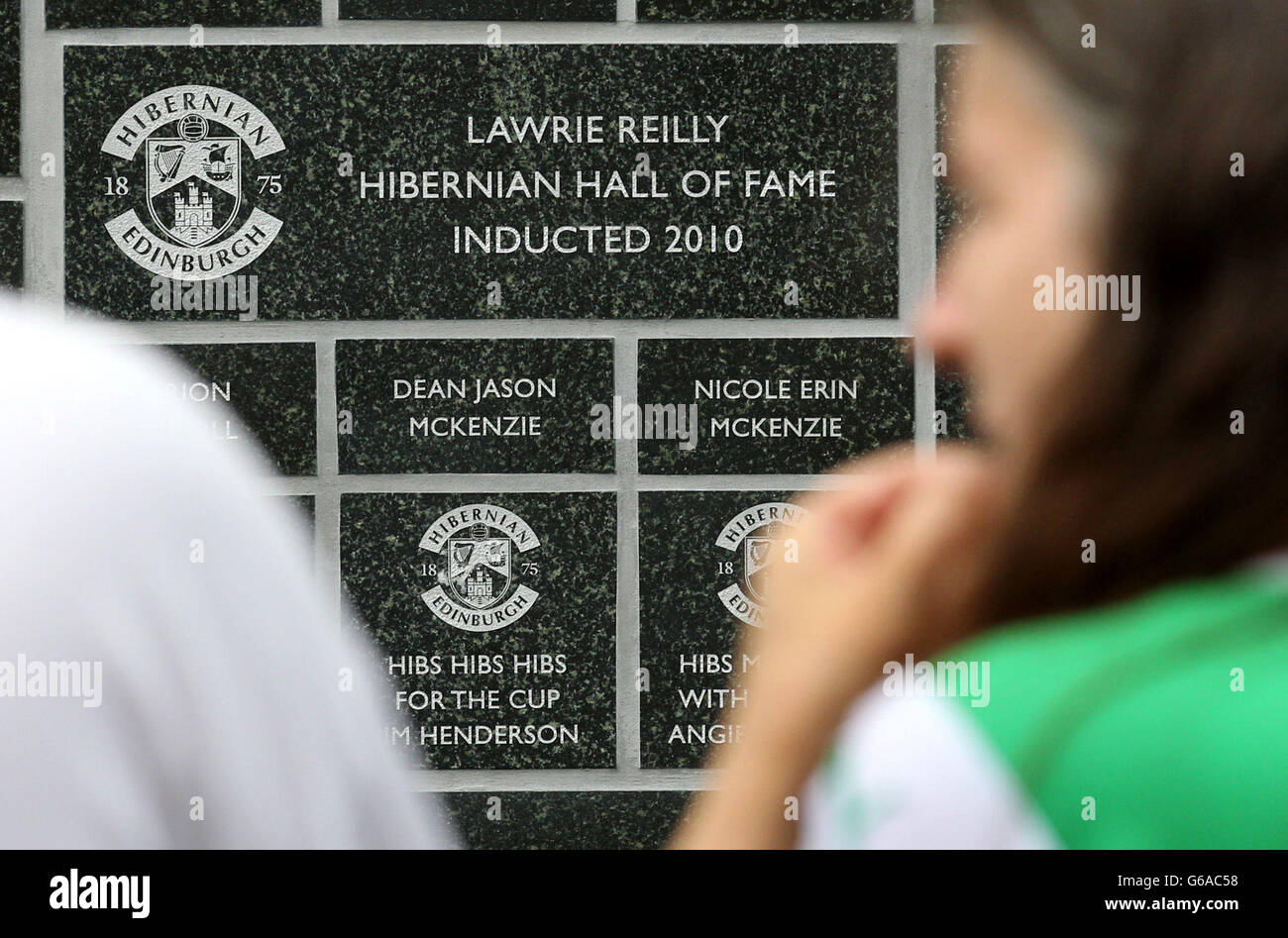 Lawrie Reilly funeral Stock Photo - Alamy
