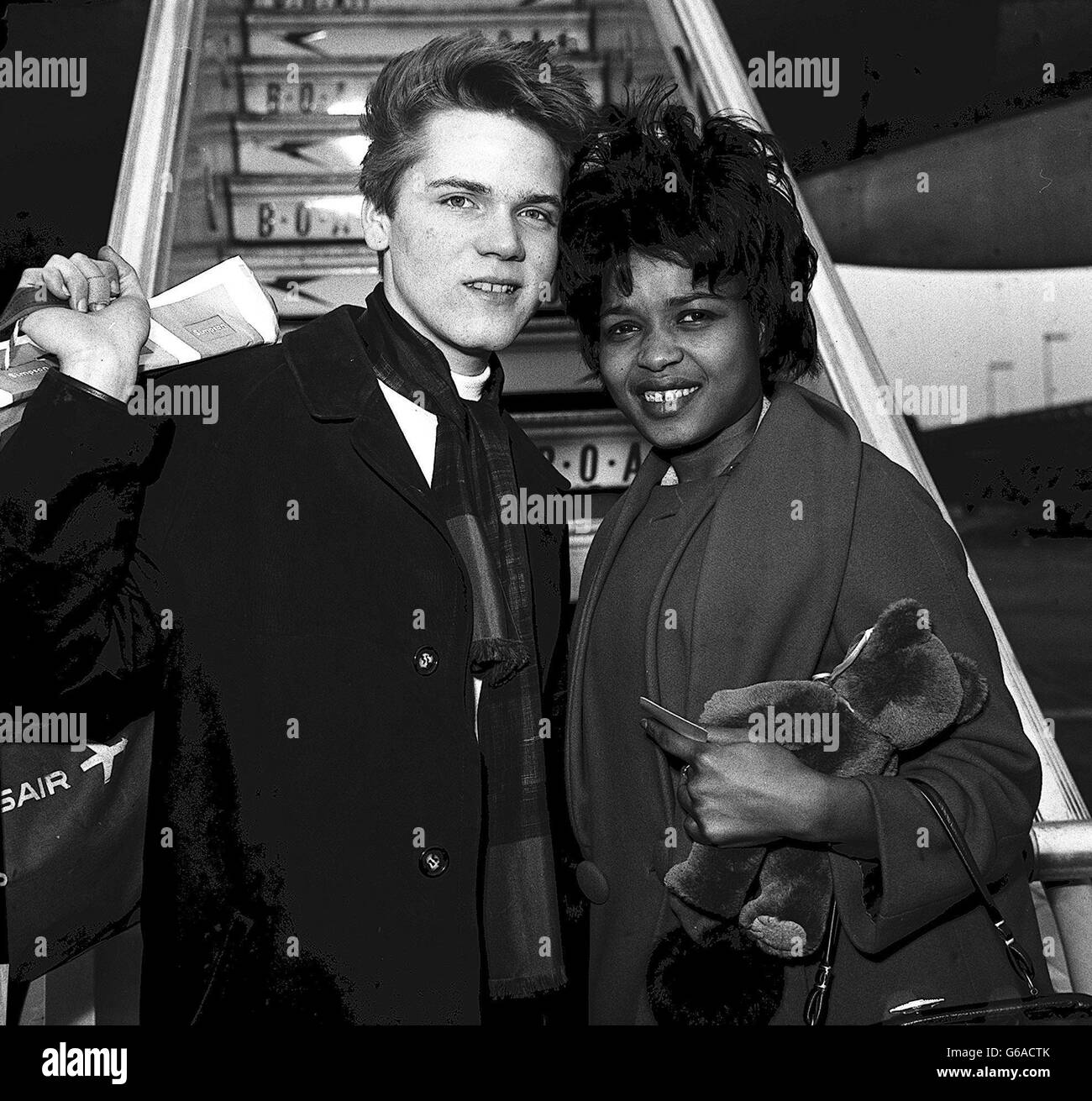Little Eva and Brian Hyland Stock Photo - Alamy