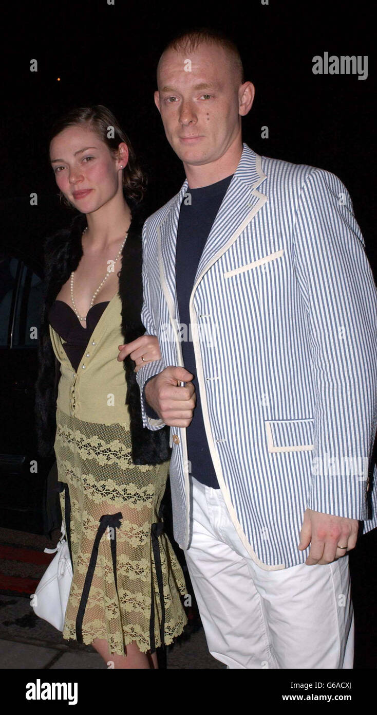 Model camilla rutherford arrives for the vogue hi-res stock photography ...