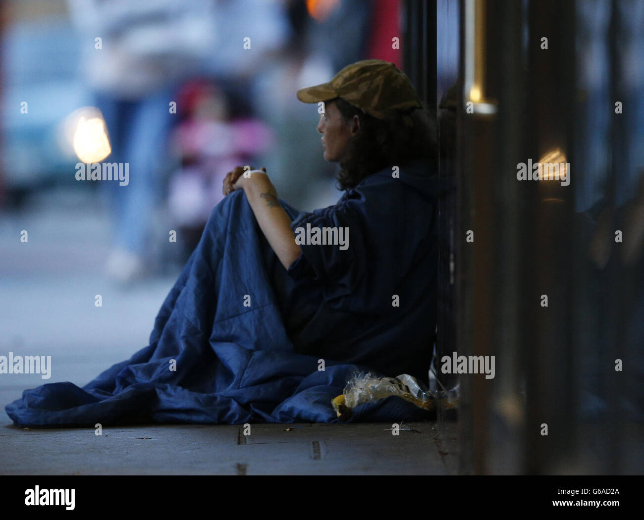 Homelessness in London Stock Photo - Alamy