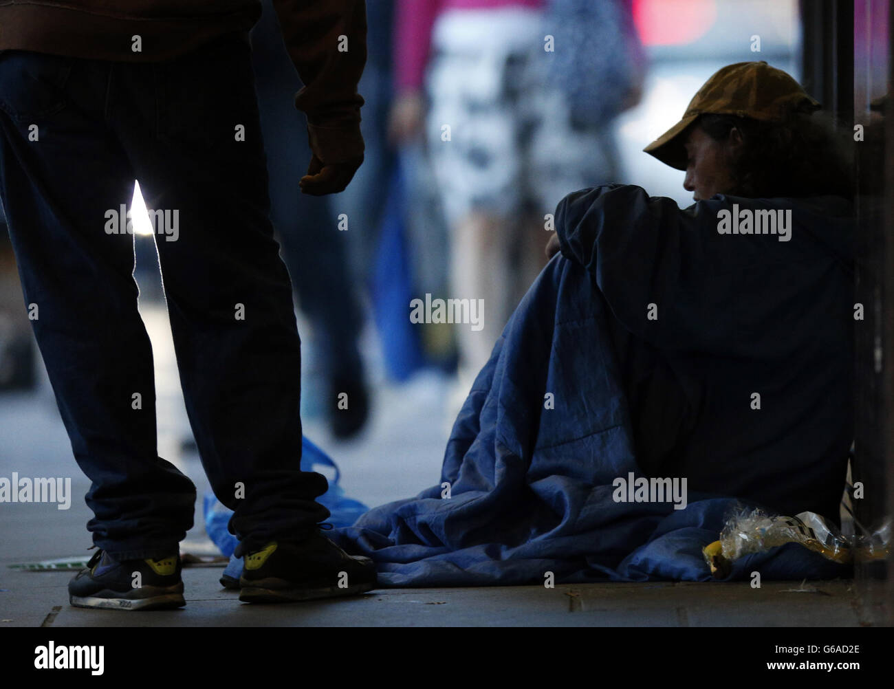 Homelessness in London Stock Photo - Alamy