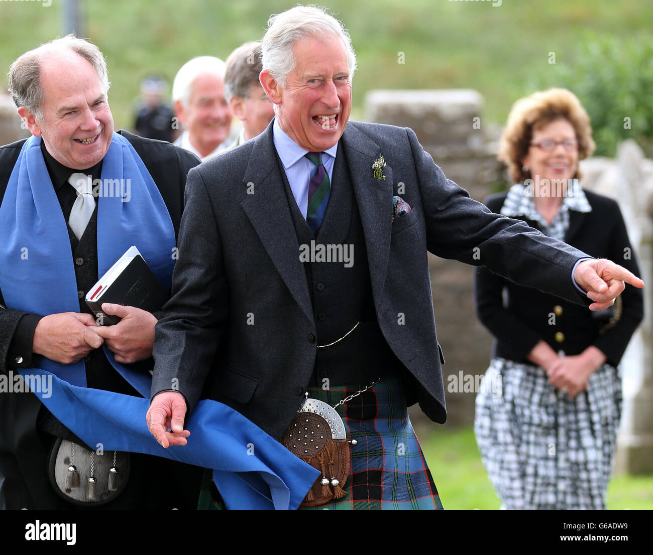 Royal visit to Scotland Stock Photo - Alamy