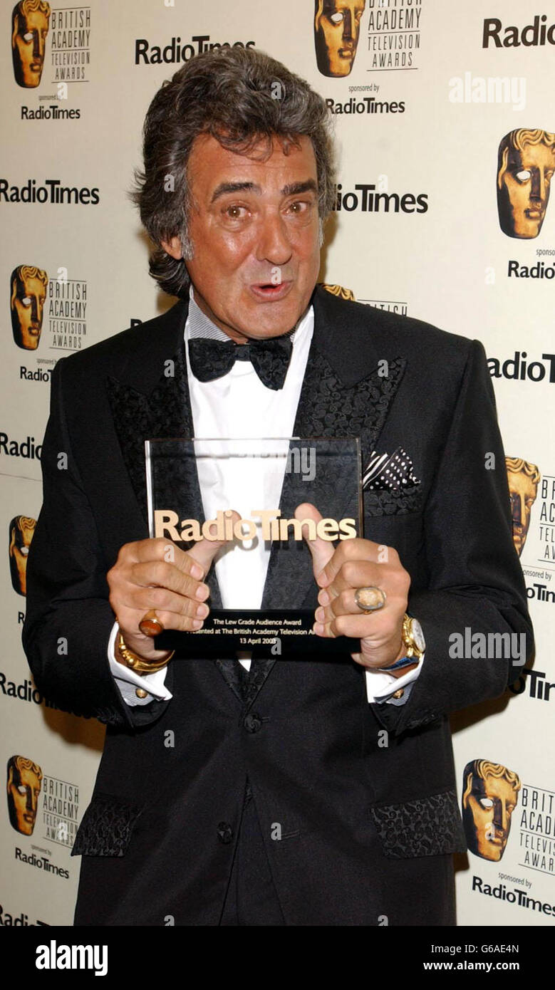 David Dickinson Bafta Tv Awards Tv Presenter David Dickinson Backstage At The British Academy